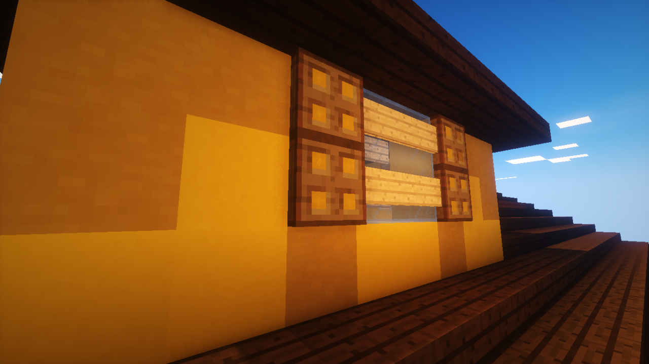 yellow big house v.2 Minecraft Map