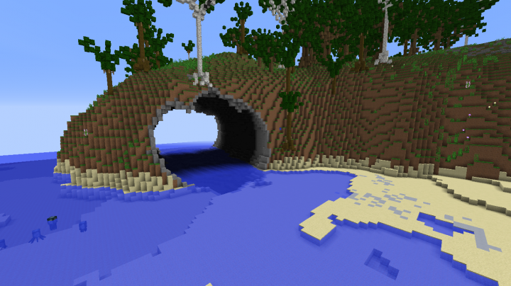 Blank Volcanic Island Template Minecraft Map