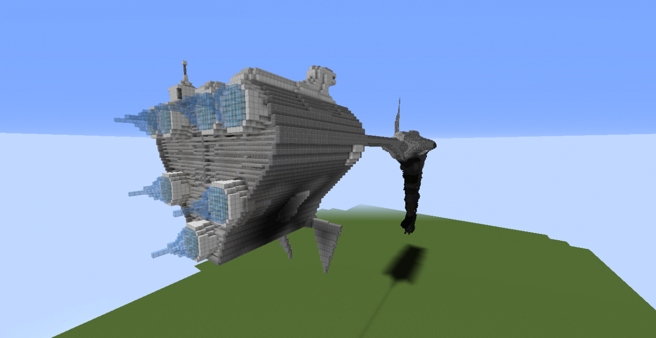 Star Wars Nebulon B escort frigate fleet Minecraft Map