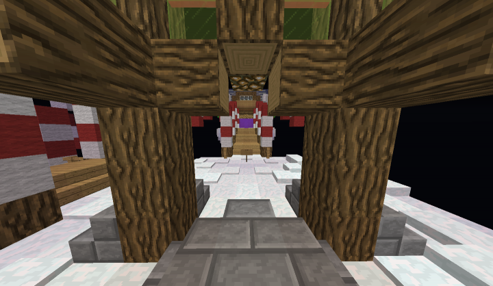 Christmas Skyblock Spawn Minecraft Map