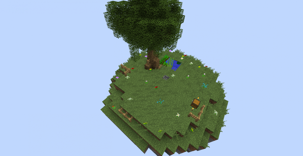 Custom Skyblock Island Minecraft Map