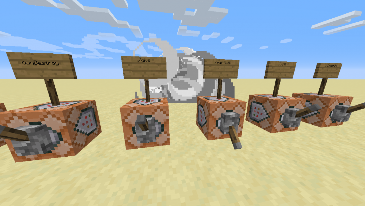 Commands Minecraft Map