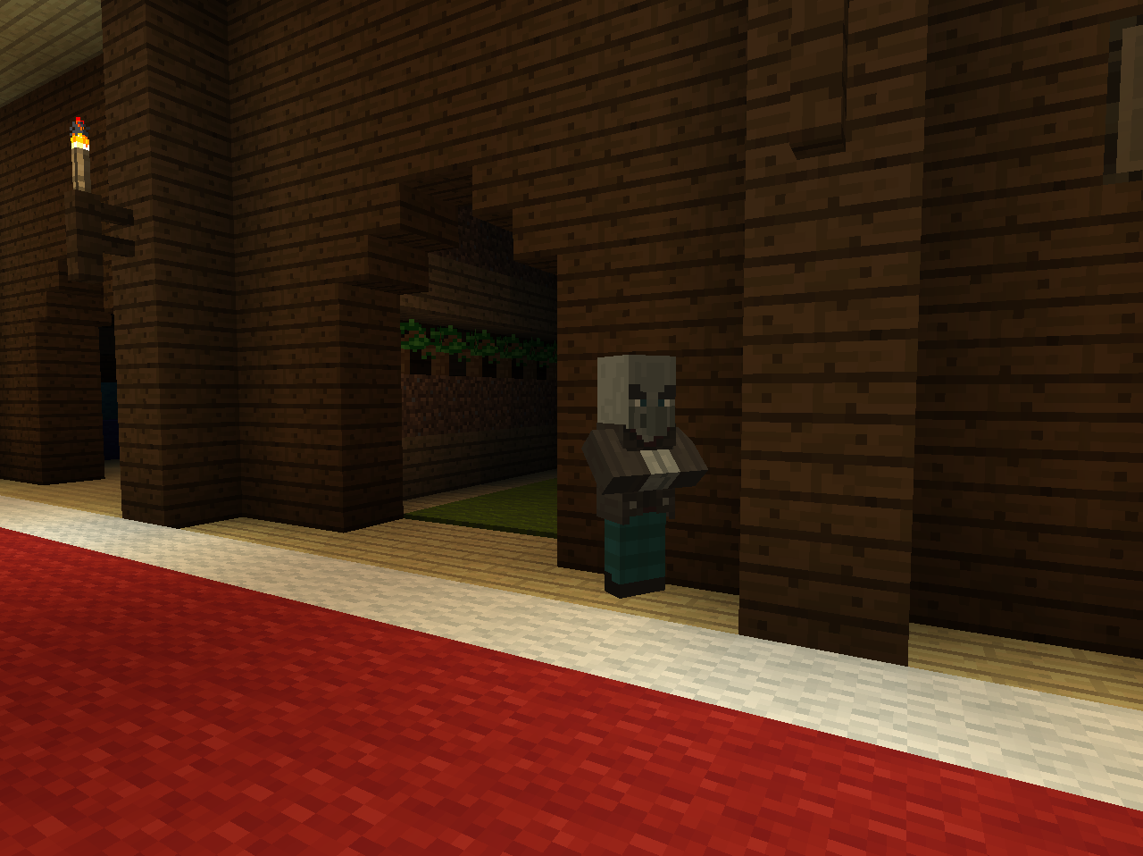 Woodland Mansion with Mobs Minecraft Map