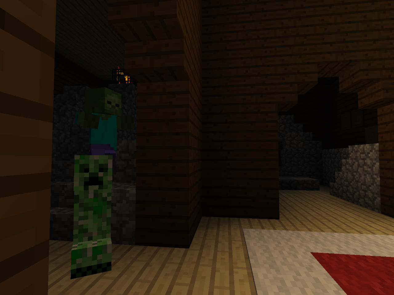 Woodland Mansion with Mobs Minecraft Map