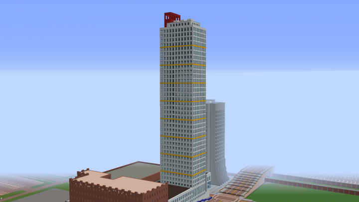 40 Story Modern High-Rise Apartment/ Office Building: The Bakerstown ...