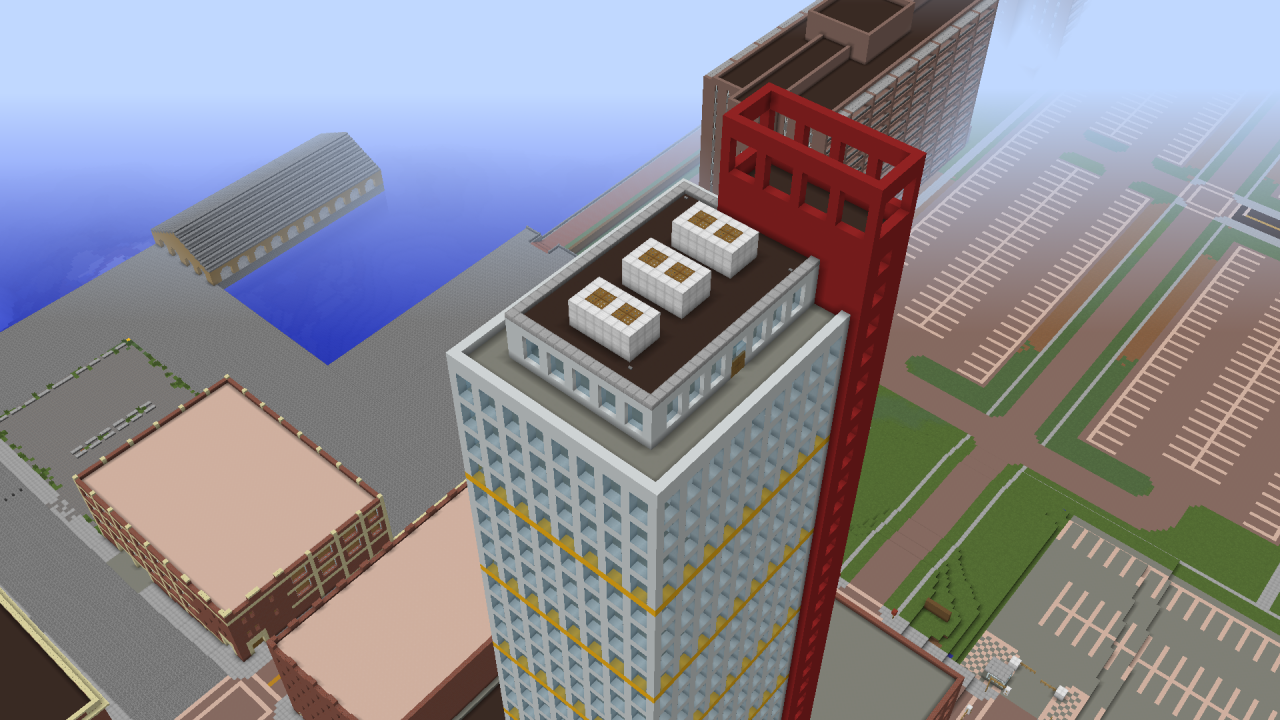 40 Story Modern High-Rise Apartment/ Office Building: The Bakerstown ...