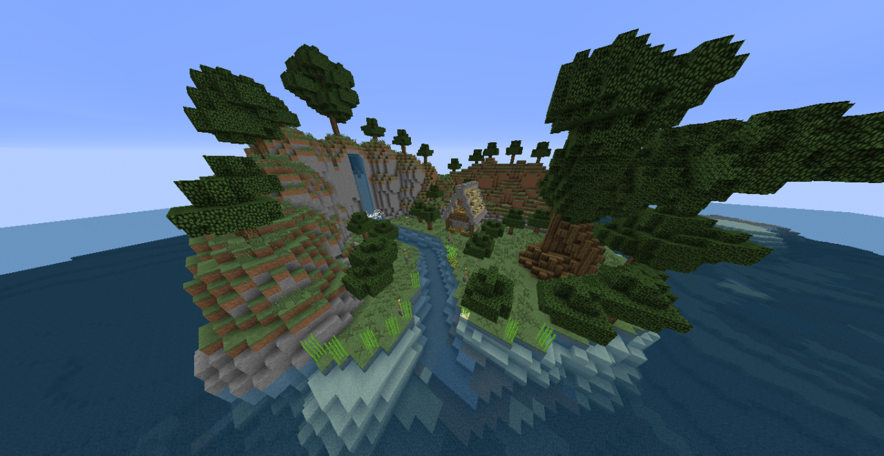 Survival island custom island Minecraft Map