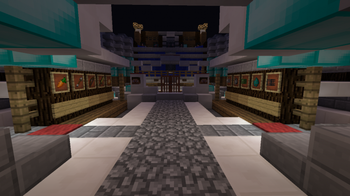 Experience warp Minecraft Map