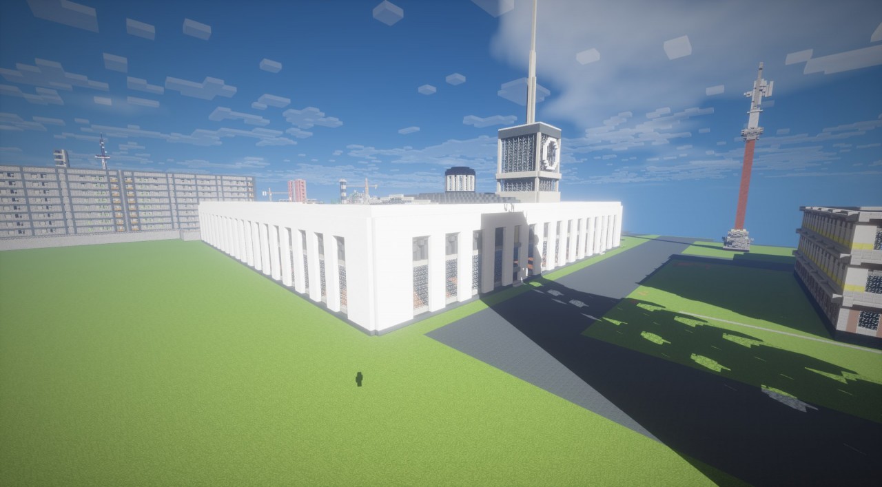 Finland railway station Saint-Petersburg Minecraft Map