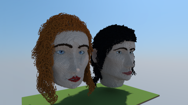 some faces yo Minecraft Map