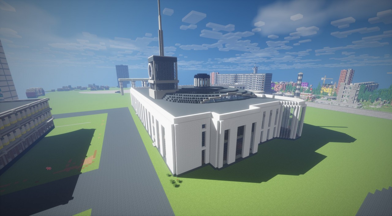 Finland railway station Saint-Petersburg Minecraft Map