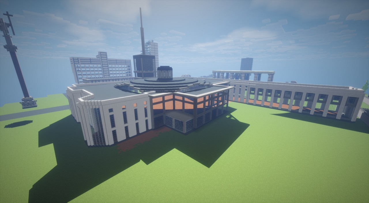 Finland railway station Saint-Petersburg Minecraft Map