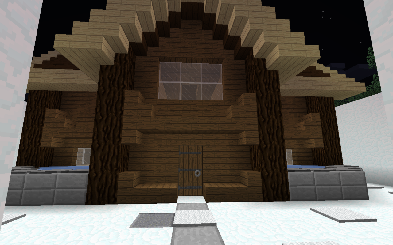 Winter/snow survival base Minecraft Map
