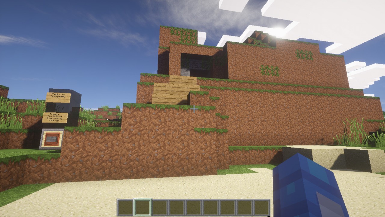 A Transforming Cave Minecraft Map