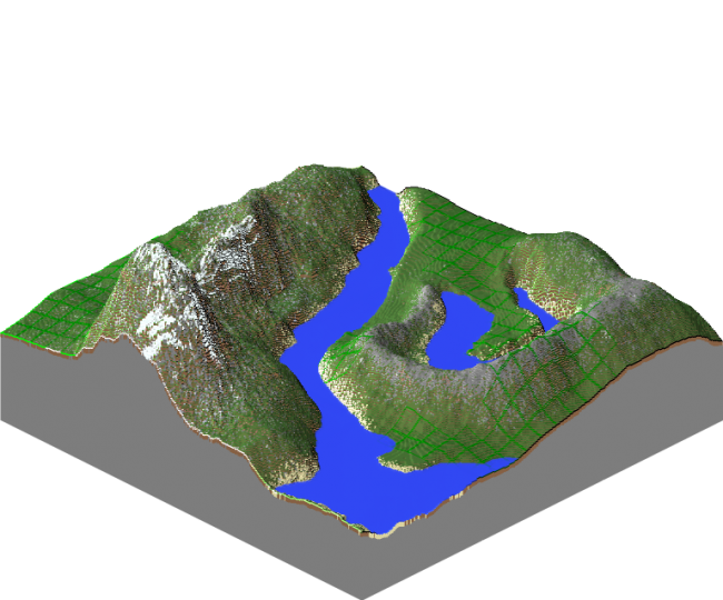 256x256 - Land Of No Good - v 1.12.x Minecraft Map