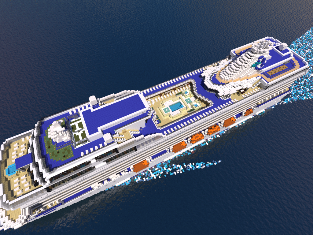 Oceania Riviera [1:1 Scale - Full Interior - Replica] Minecraft Map