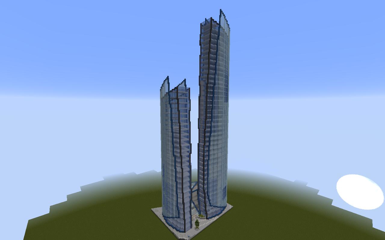 Etihad Towers 1 & 2 | high-rise complex Minecraft Map