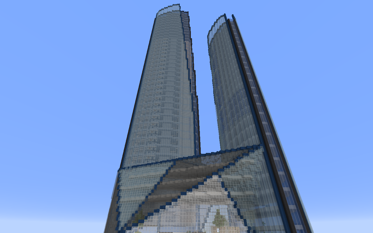 Etihad Towers 1 & 2 | high-rise complex Minecraft Map