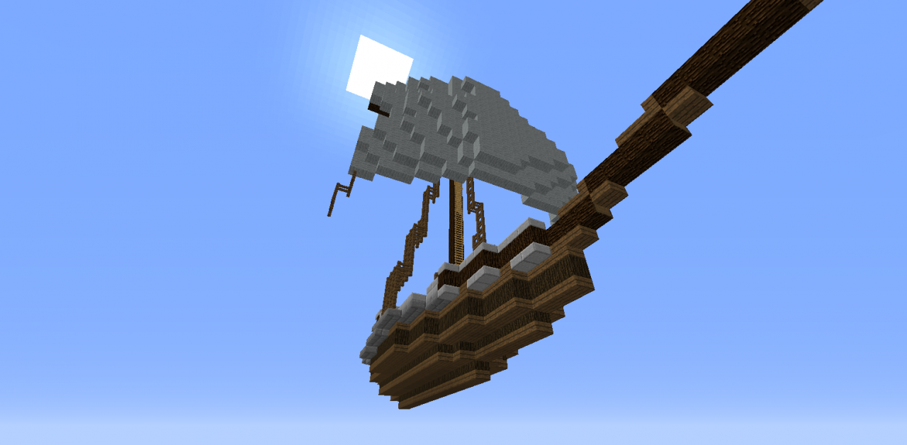 Small Medieval Boat Minecraft Map