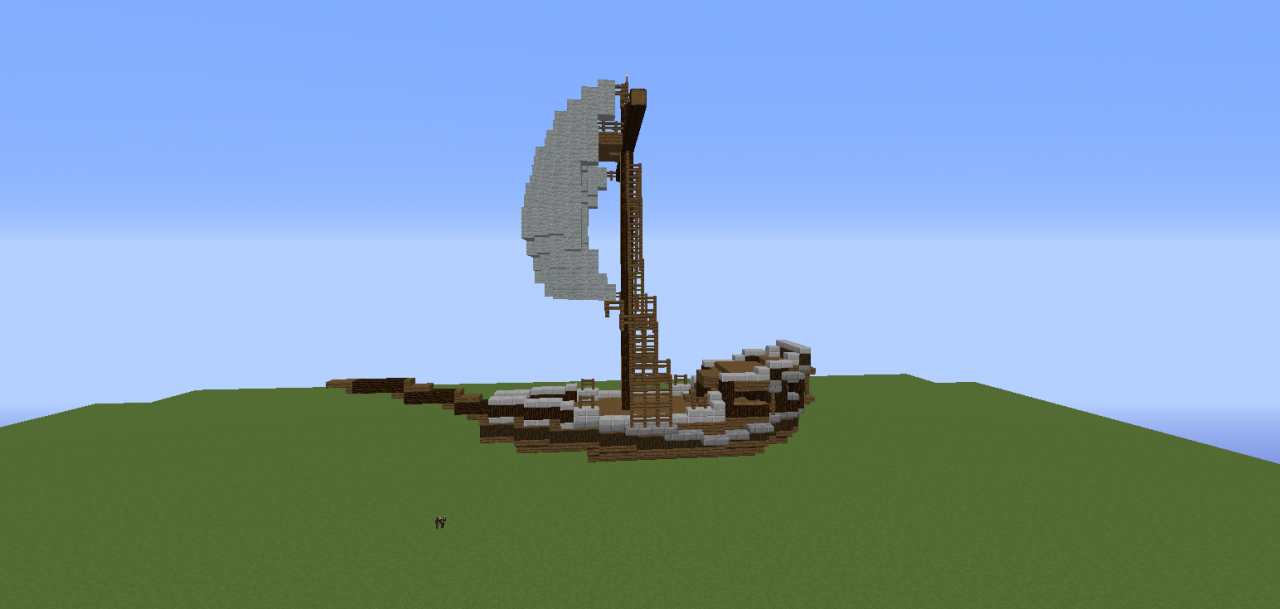 Small Medieval Boat Minecraft Map