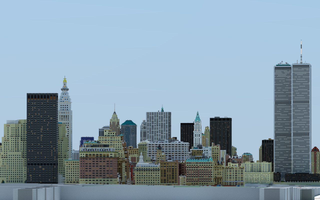 Manhattan in Minecraft- Lower Manhattan (DOWNLOAD & VIDEO) Minecraft Map