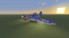 WWII U.S Grumman F6F Hellcat carrier based fighter Minecraft Map
