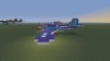 WWII U.S Grumman F6F Hellcat carrier based fighter Minecraft Map