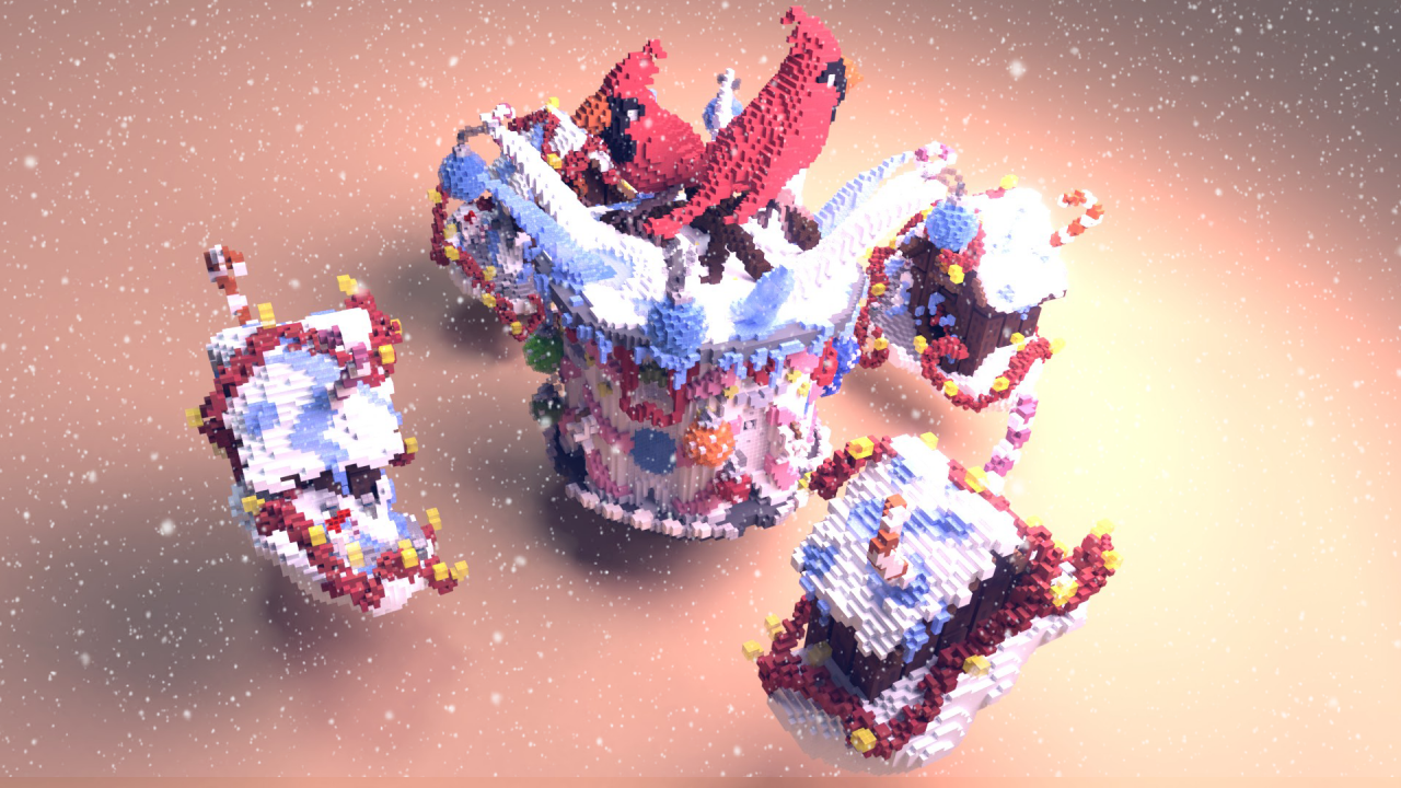 Christmas bedwars Minecraft Map