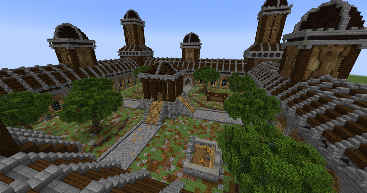 "Wooden" Faction Spawn Minecraft Map