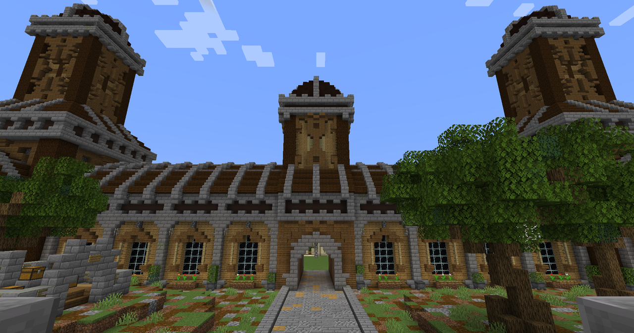 "Wooden" Faction Spawn Minecraft Map