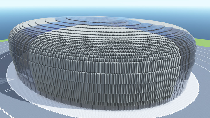 Realistic NFL Stadium Minecraft Map