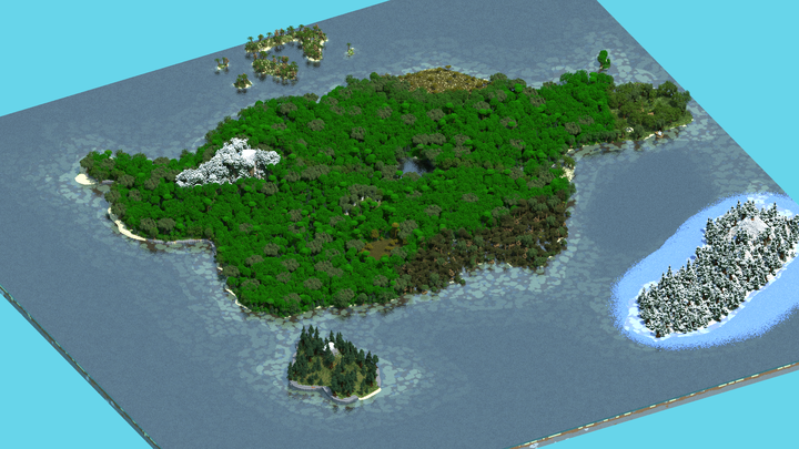 Island of Gelous -Spring Map- Minecraft Map