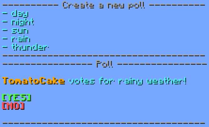 Polls | Create custom votes Minecraft Data Pack