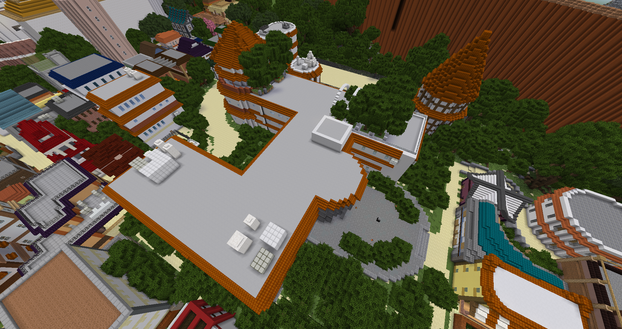 Naruto - Hidden Leaf Village (Modded) Minecraft Map