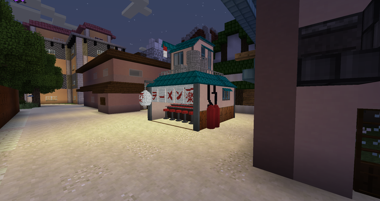 Naruto - Hidden Leaf Village (Modded) Minecraft Map