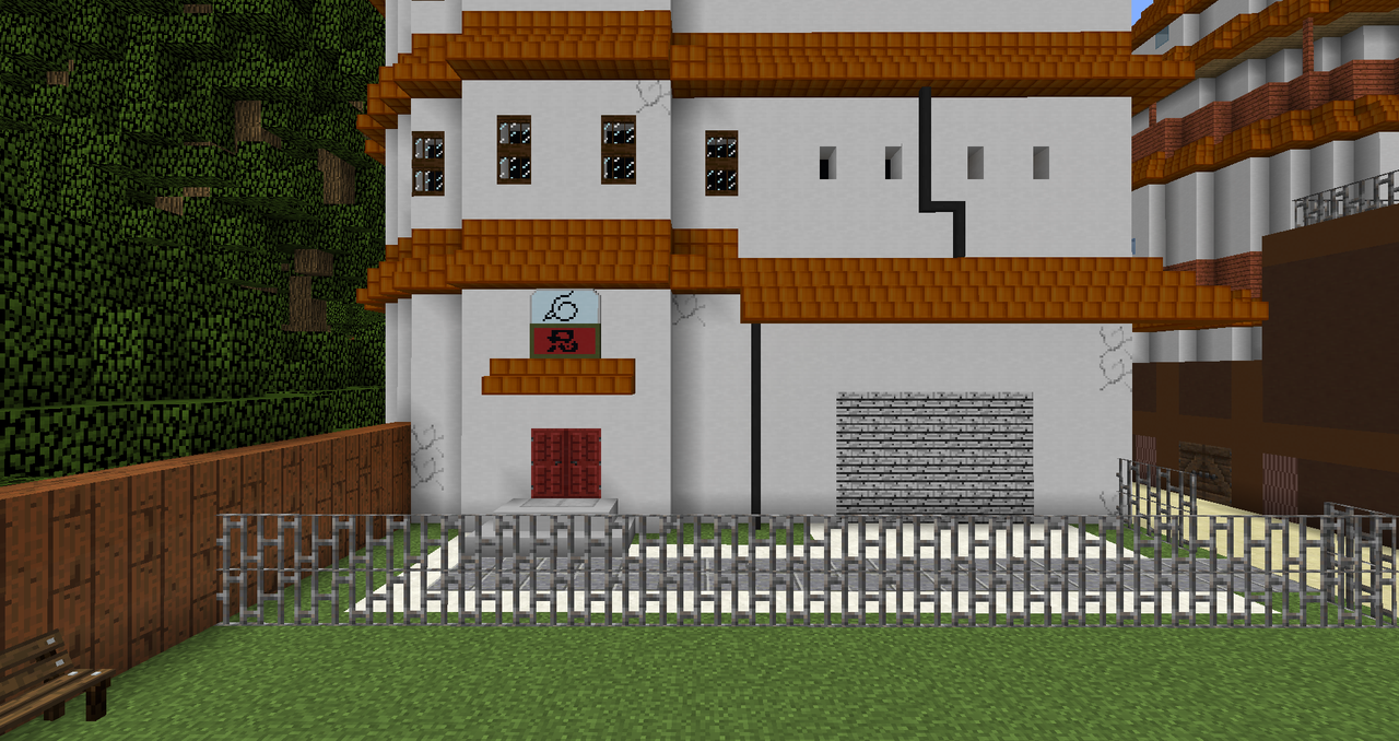 Naruto - Hidden Leaf Village (Modded) Minecraft Map