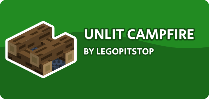 Unlit Campfire [DATAPACK] Minecraft Data Pack