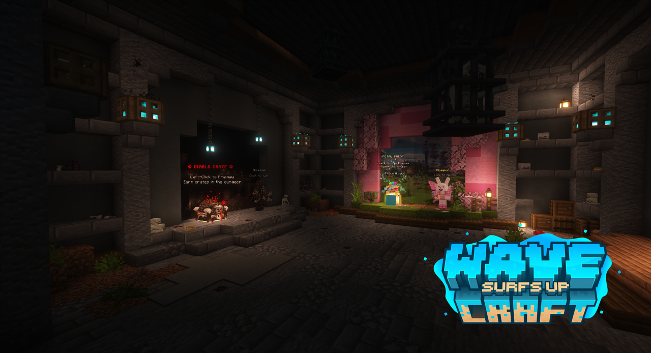 WaveCraft 🌊 Fresh 1.21 World 🌍 Survival🌲Peaceful ⚰️Keep Inventory 🏆FREE Ranks ⚔️ Skills 👥 Need ...