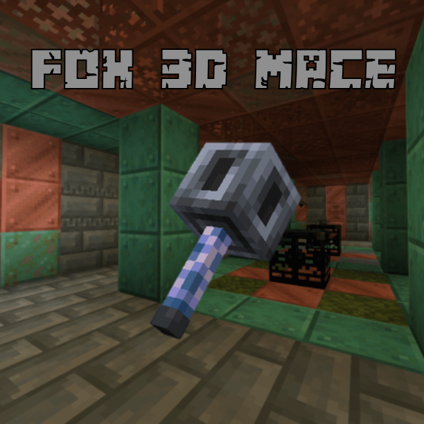 Fox 3D Mace Minecraft Texture Pack