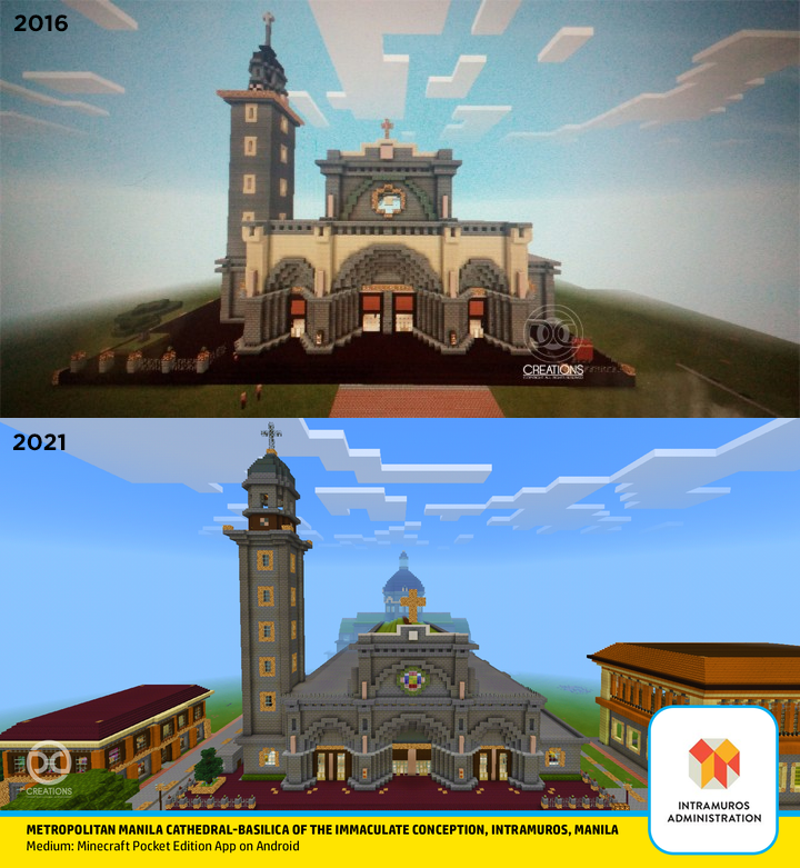 Manila Cathedral - Basilica Minecraft Map