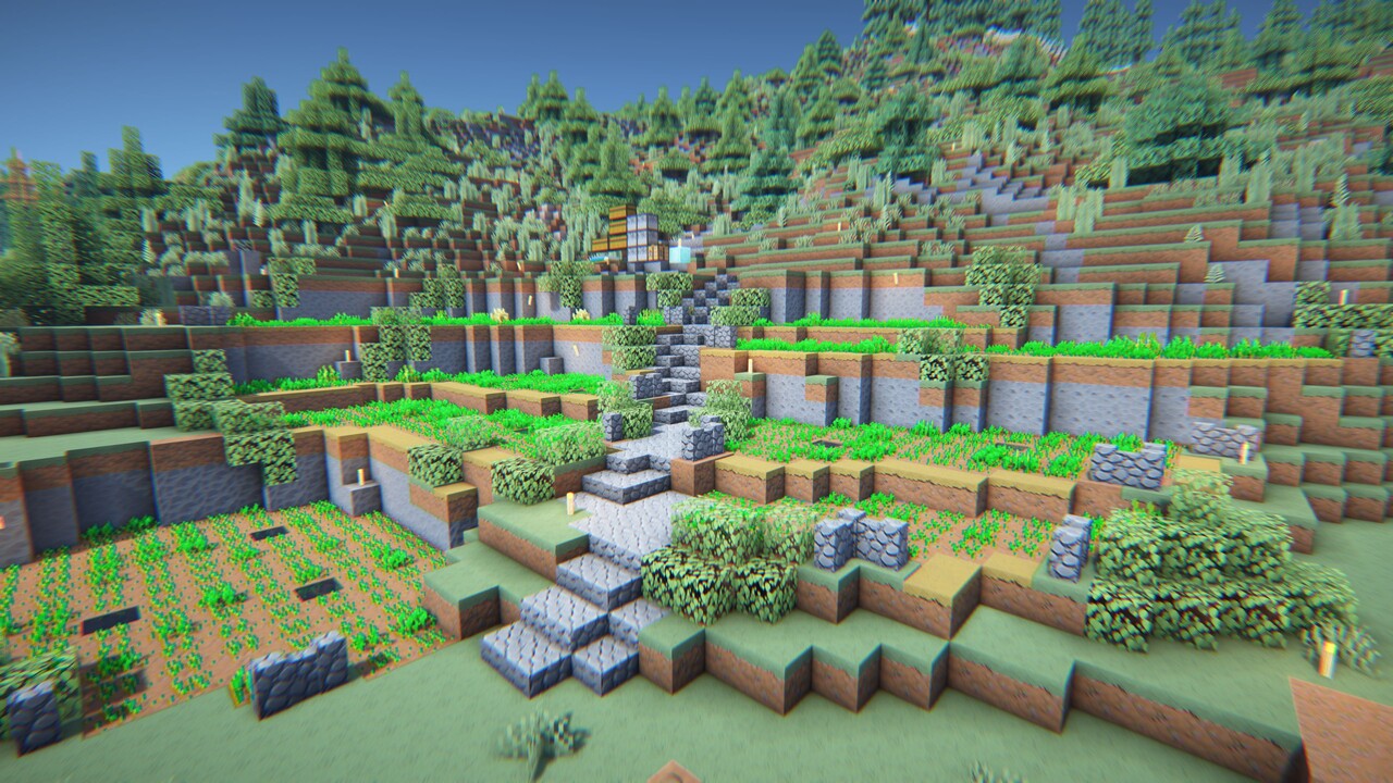 Terrace Farm Minecraft Map