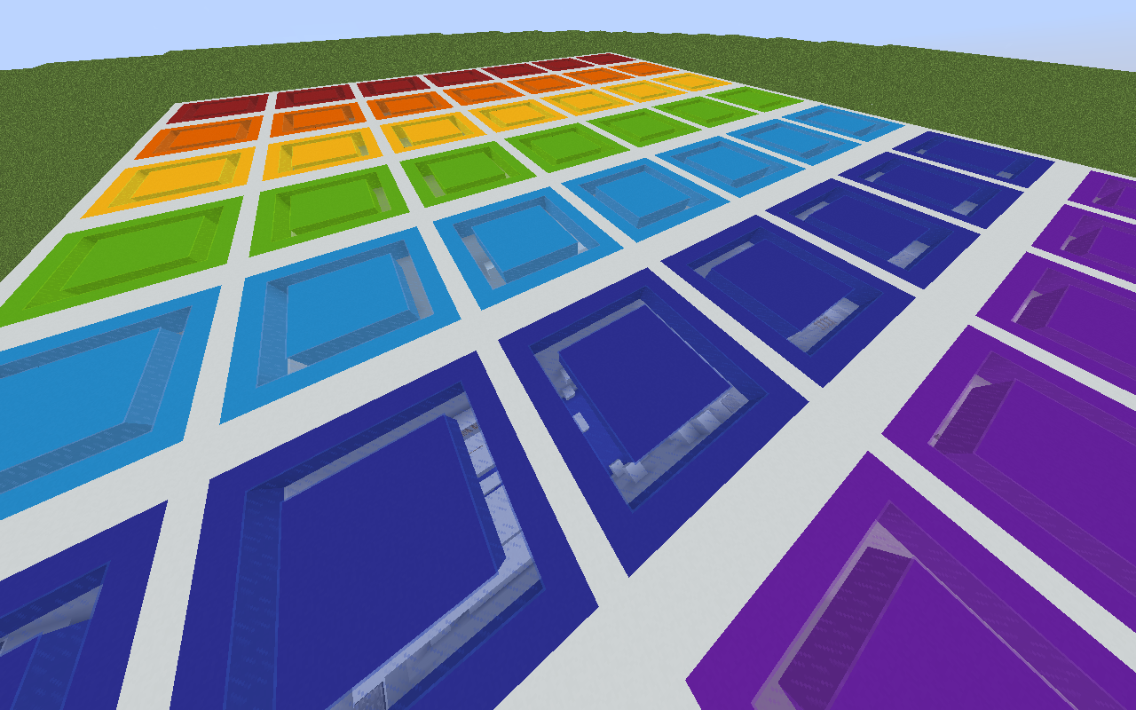 Rainbow 49 - Parkour Map by RBGDiamond Minecraft Map
