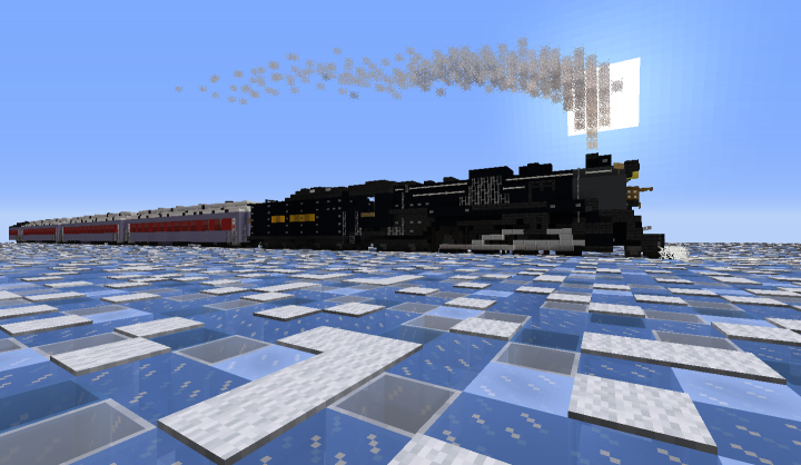 Polar Express Train Recreation Minecraft Map
