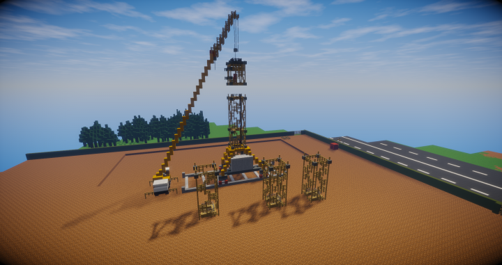КБ-674А башенный кран | KB-674A tower crane Minecraft Map
