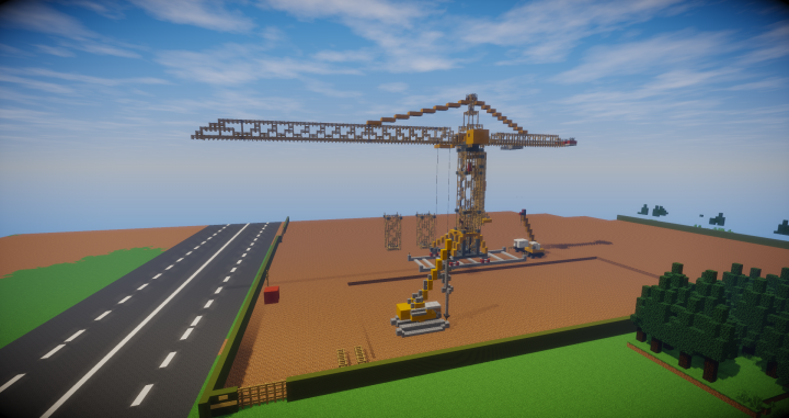 КБ-674А башенный кран | KB-674A tower crane Minecraft Map