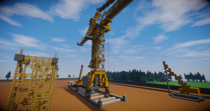 КБ-674А башенный кран | KB-674A tower crane Minecraft Map