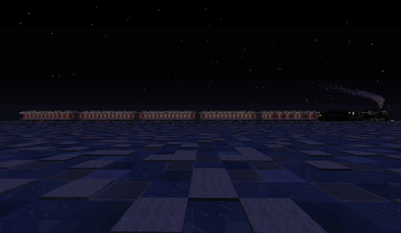 Polar Express Train Recreation Minecraft Map