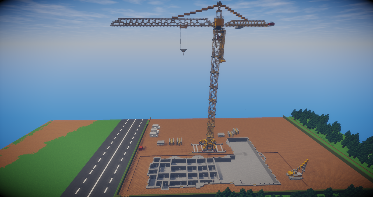 КБ-674А башенный кран | KB-674A tower crane Minecraft Map