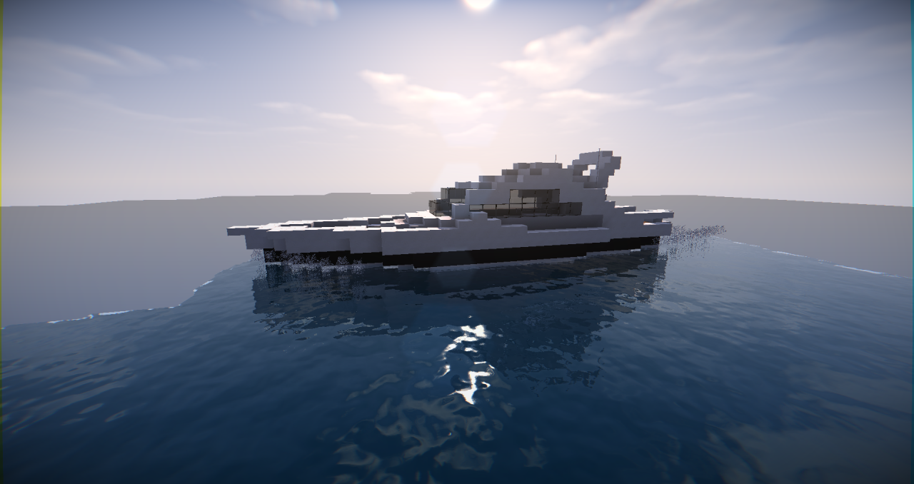Small Modern Yacht Minecraft Map
