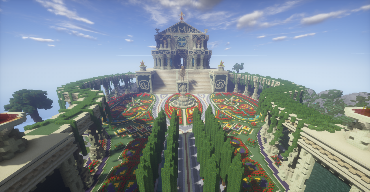 Temple of the Holy Fountain Minecraft Map